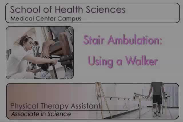 Stair Ambulation-Walker