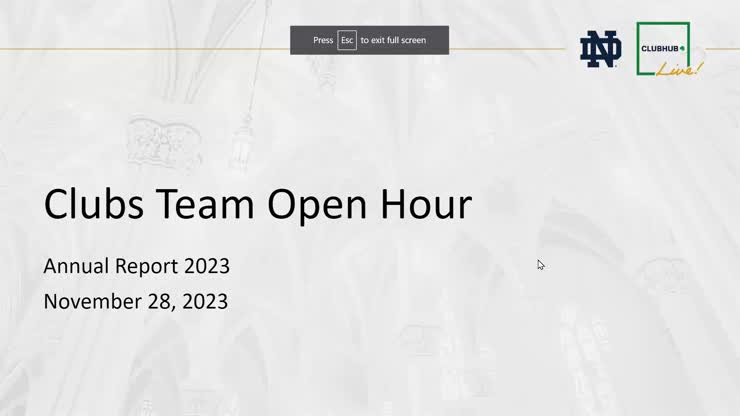 Clubs Team Open Hour