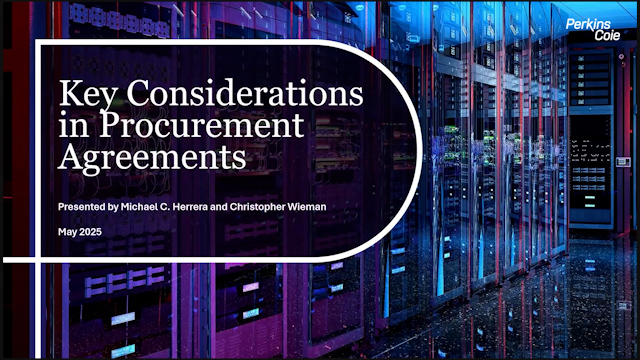 Key Considerations in Procurement Agreements