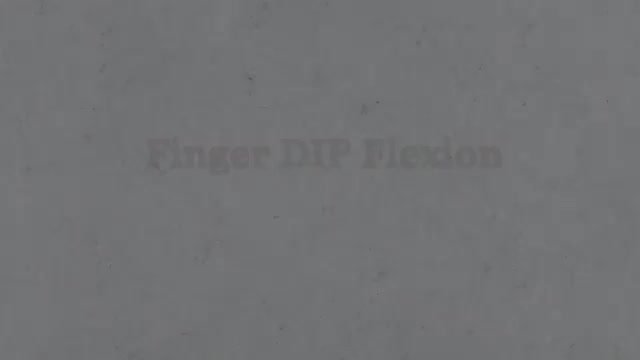 Finger DIP Flexion
