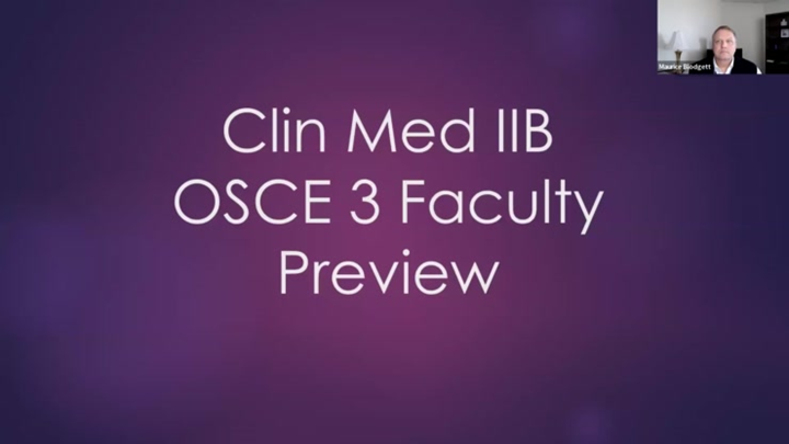 CM II OSCE 3 Grader information