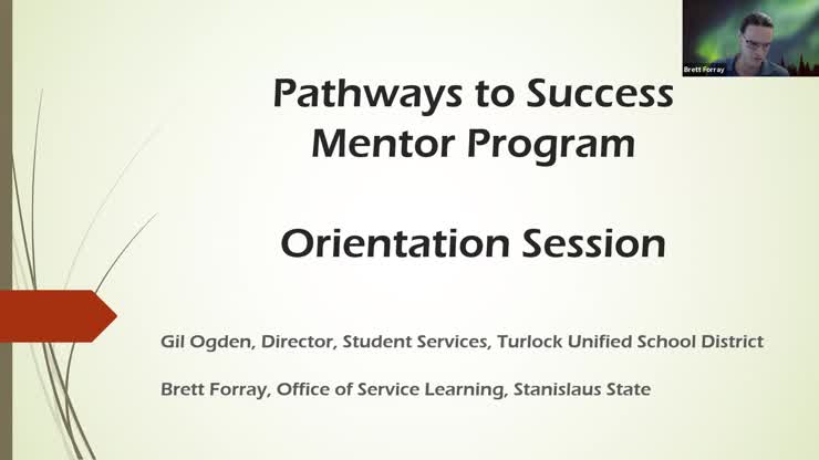 Pathways to Success Mentor Program Orientation Part 1