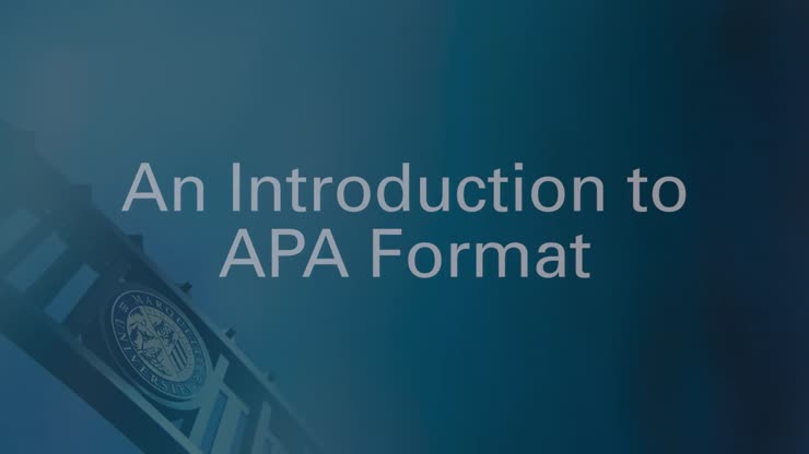 An Introduction to APA Format