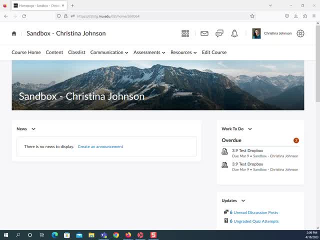 Creating a discussion board in D2L