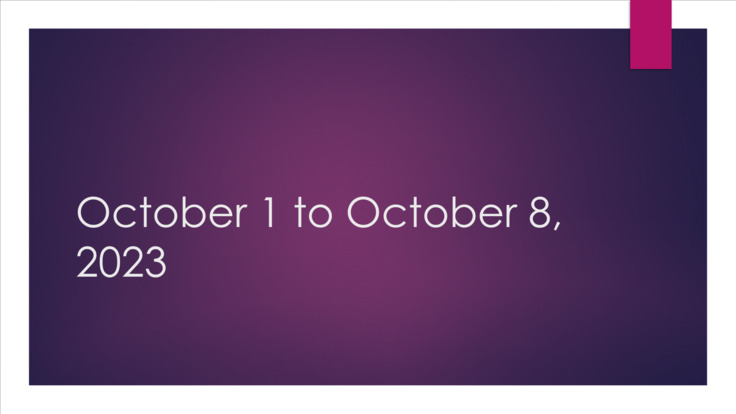 Sunday, October 1, 2023 at 9:32:08 PM