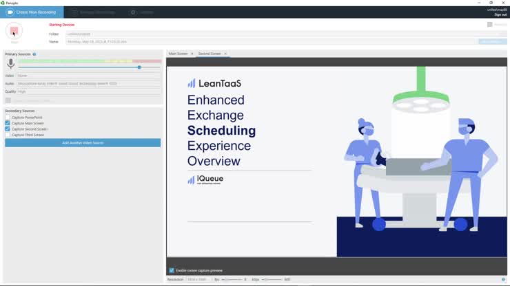 iQueue Enhanced Exchange Scheduling Experience Overview for Schedulers