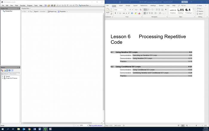Video 61 Sasp2 Chapter 6 1 Using Iterative Do Loops