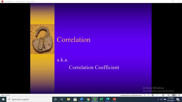 Correlation PowerPoint