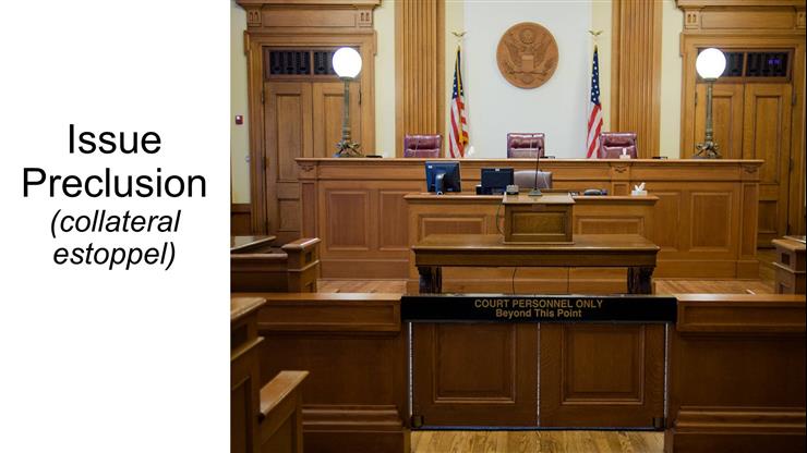 Unit 7: Issue Preclusion