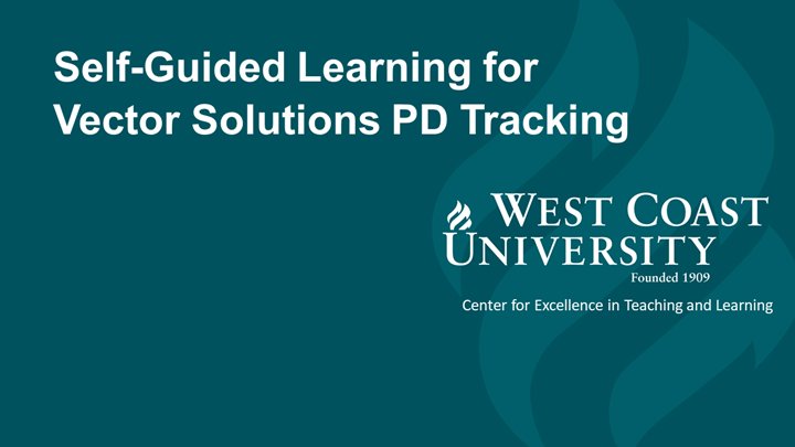 Vector Solutions Guided Learning Video Series