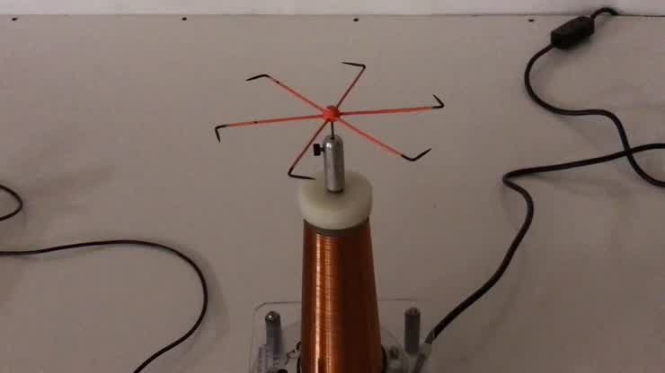 5B30.50 - Electrostatic Pinwheel - Ion Motor