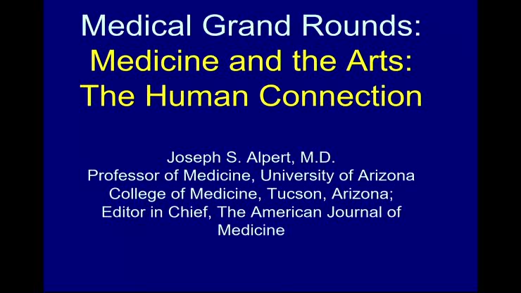 Medicine and Literature-The Human Connection, 08.11.2021, Dr. Joseph Alpert