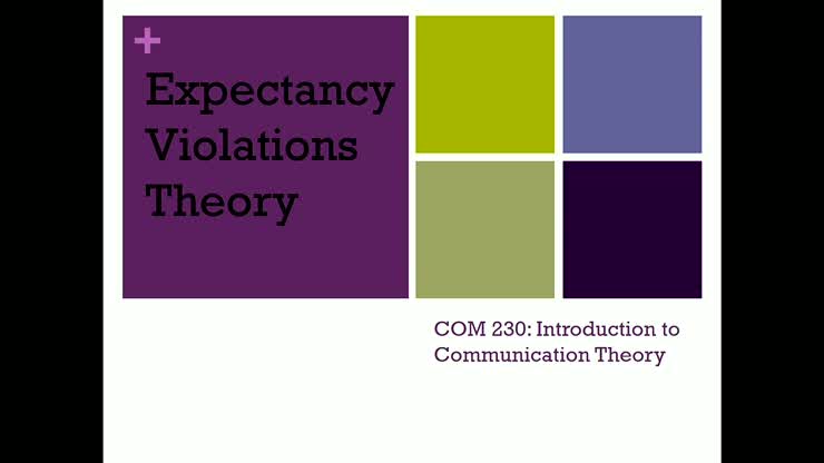 COM 230 Expectancy Violations Theory