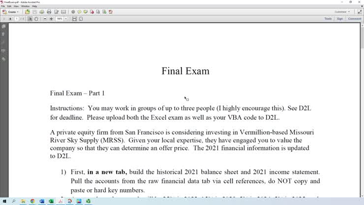 Final project review