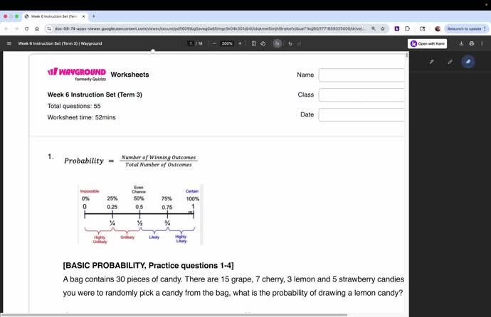 Week 6, Day 1, Pt. 1: Simple Probability and Conditional Probabiity