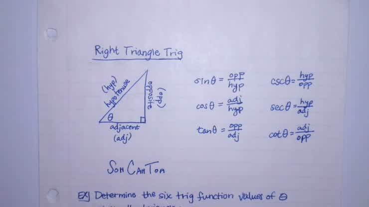 Act 11 and 12 - Right Triangle Trig