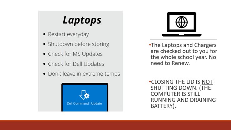 Caring and Keeping Laptops