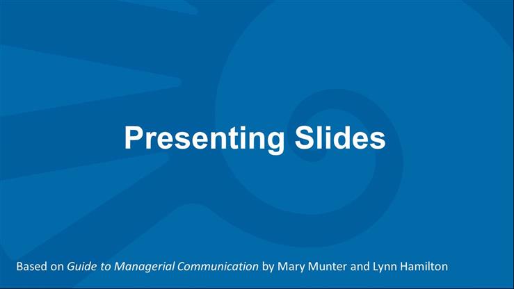 Presenting Slides - AD2