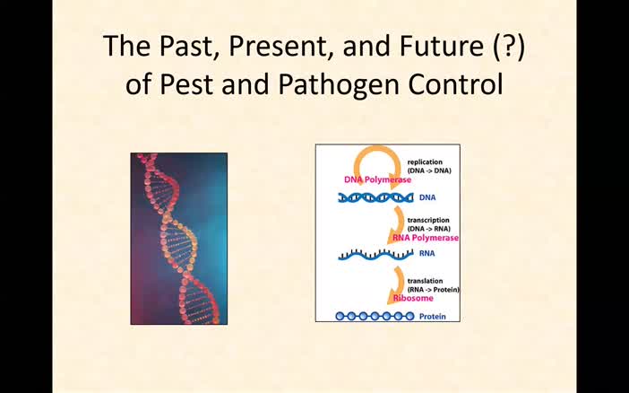 1- Dr. Steve Hansen - The Future (?) of Pest and Pathogen Control