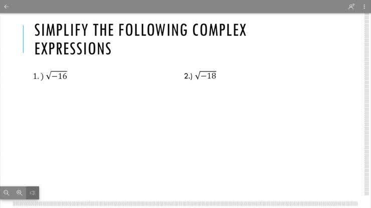 Simplifying Complex Radicals
