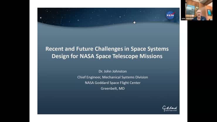 Design Plenary: John Johnston (NASA Goddard)