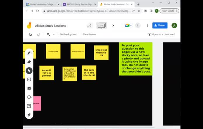 MAT092 Study Session w/Alicia