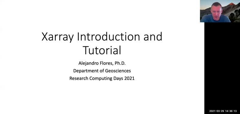 RC Days 2021 Xarray Tutorial