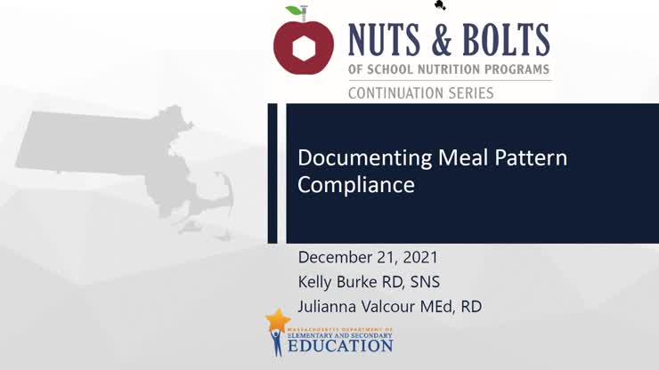 Documenting Meal Pattern Compliance