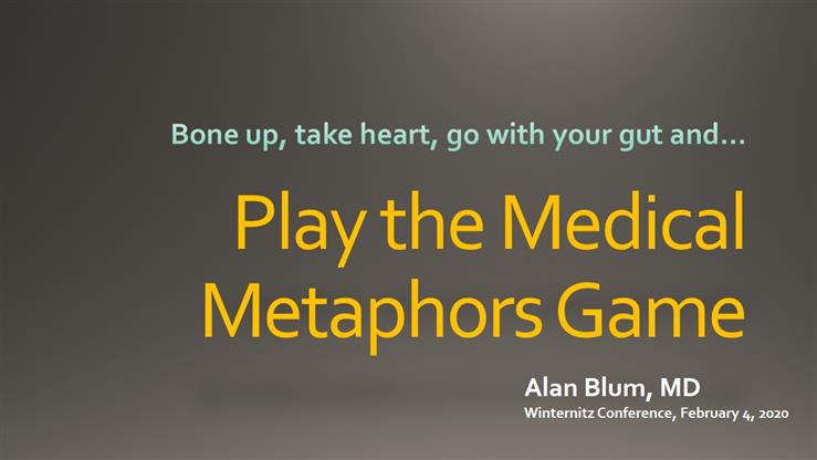Medical Metaphors 2/4/20 12:15 PM