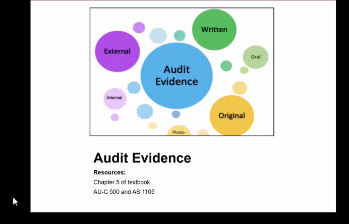 Audit Evidence Introduction