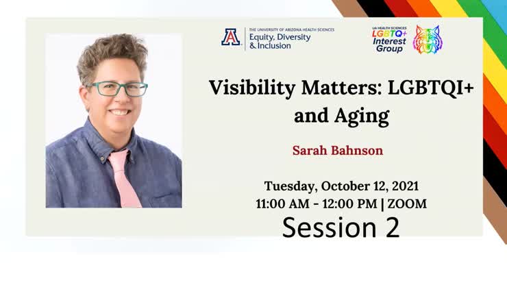 Visibility Matters: Sarah Bahnson October 12, 2021