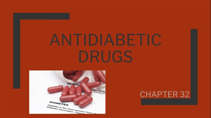 Antidiabetic Drugs