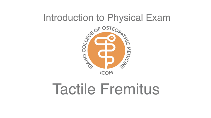 Tactile Fremitus