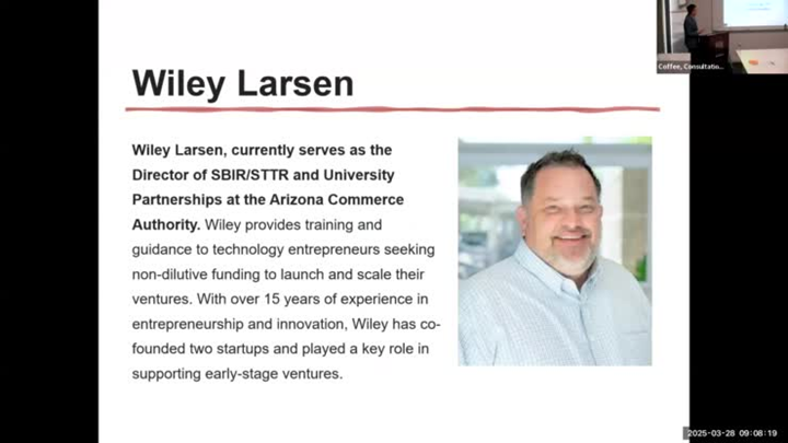 Preparing a Successful SBIR/STTR Grant Proposal: Coffee, Consultation ...