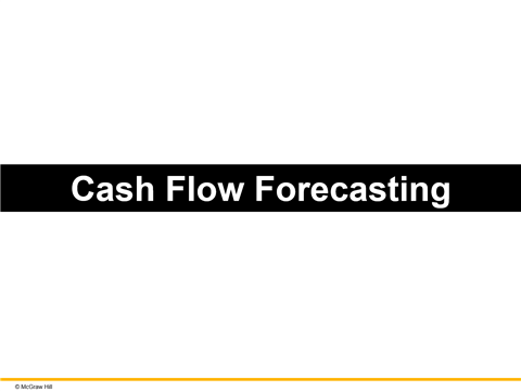 Cash Flow Forecast - Erosion, Sunk Costs, Fixed vs. Variable Concepts