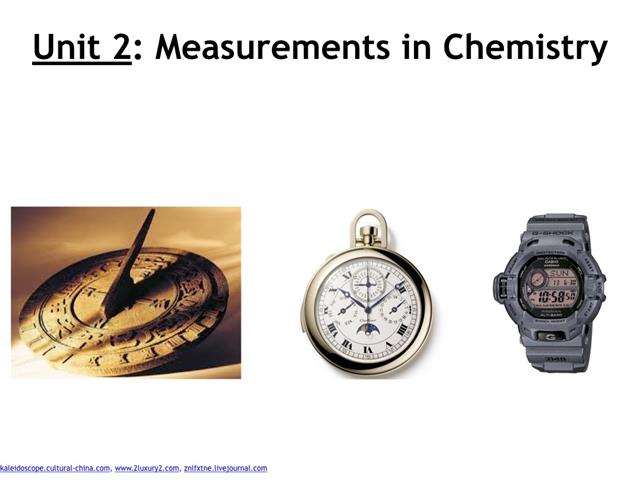 Chem 121 Unit 2 Types of Measurement Mini Audio/Video Lecture F18