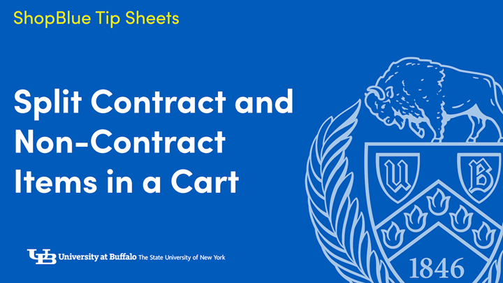 Split Contract and Non-Contract Items in a Cart