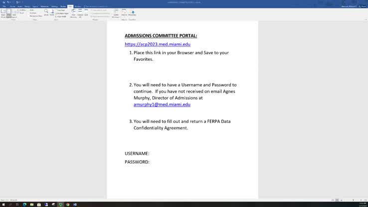 FILE EVALUATIONS in ACP