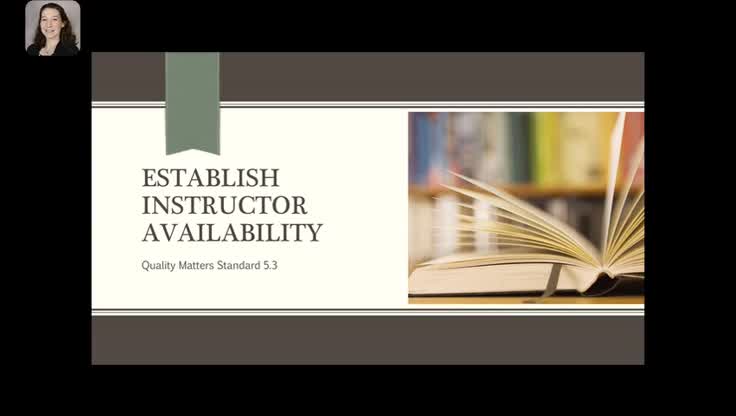 Establish-Instructor-Availability