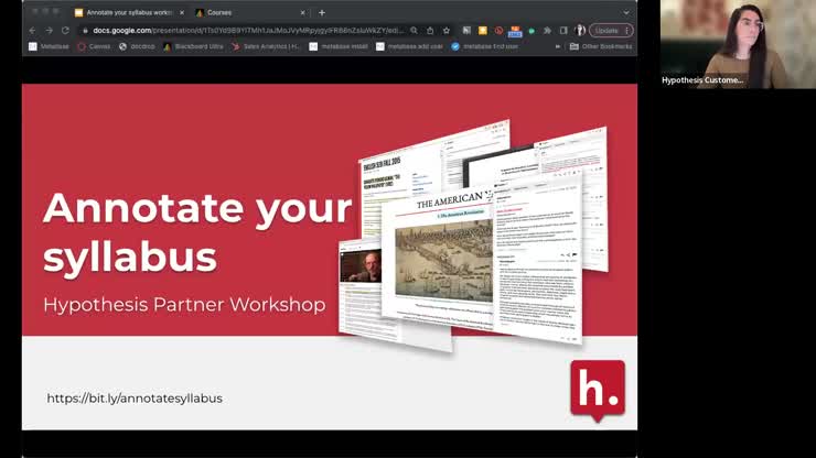 Hypothesis - Annotate Your Syllabus