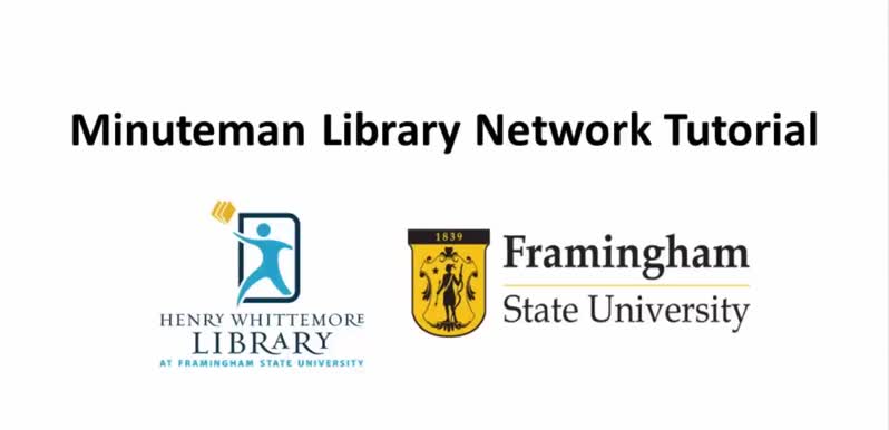 Minuteman Library Network Tutorial