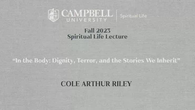 2024 Staley Lecture: Cole Arthur Riley