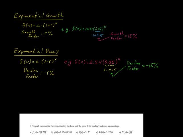 Intro to Exponential Functions - #5