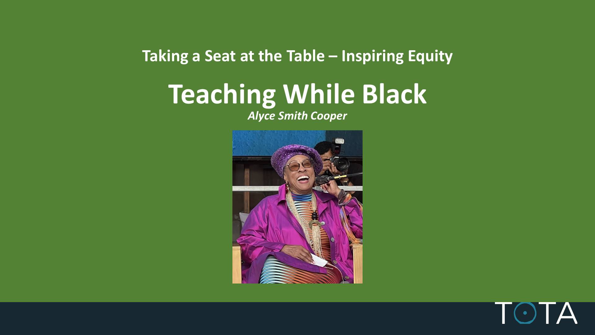 Teaching While Black Alyce Smith Cooper Recording 01
