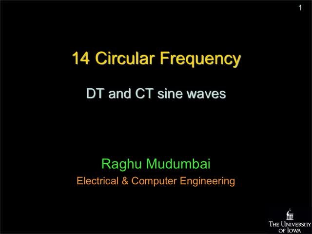 14 Circular Frequency