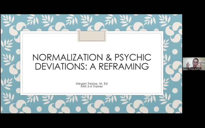 Normalization and Psychic Deviations -- A Reframing