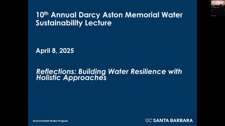 Darcy Lecture 2025