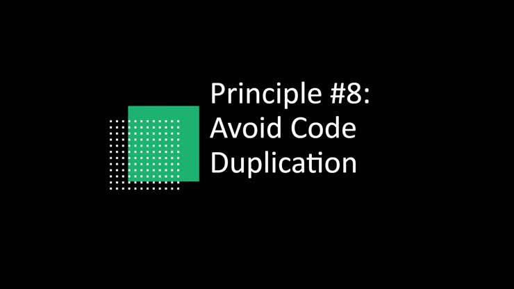 CS-240 - Design Principles - Avoid Code Duplication