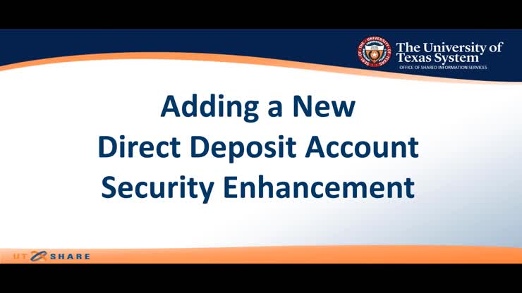 How do I add an additional direct deposit account? (SIS-produced)