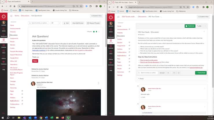 Canvas Discussion/Announcement Redesign
